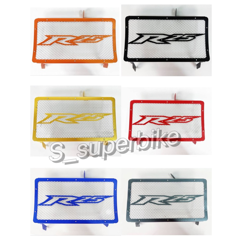 Yamaha MT25 / R25 V1 V2 ฝาครอบหม้อน้ําโลหะผสม COOLANT NET สแตนเลสถัง ...