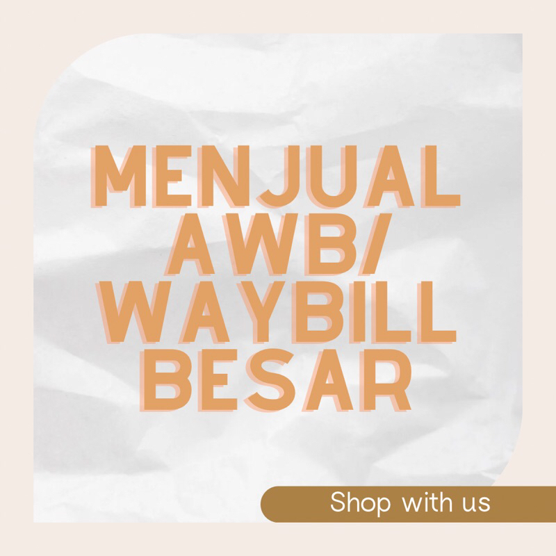 Kertas A6 / WAYBILL STICKER / AWB SHOP SHOPEE WAYBILL & AWB | Shopee ...