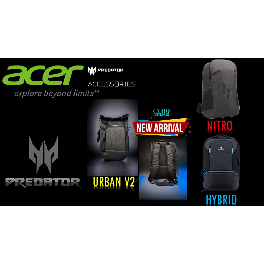 Acer PREDATOR GAMING URBAN BACKPACK LZ.BAGCL.B04 | Shopee Thailand
