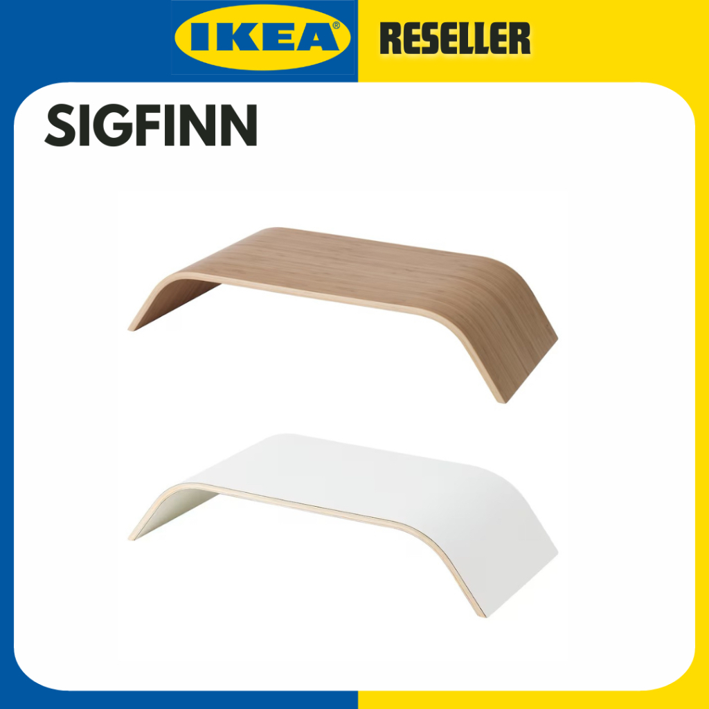Ikea MONITOR STAND, FIXED HEIGHT SIGFINN | Shopee Thailand