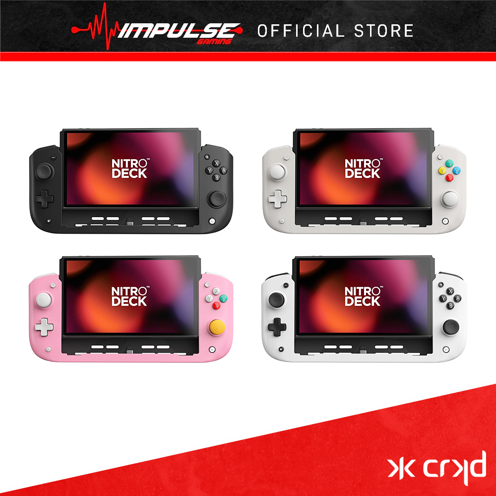 Crkd Nitro Deck - สํารับมือถือมืออาชีพพร้อมดริฟท์ Zero Stick สําหรับ Nintendo Switch และ Switch ...