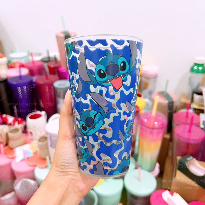 Disney Disney Australian Authentic Stitch Series Glass Cup 400ml m ...