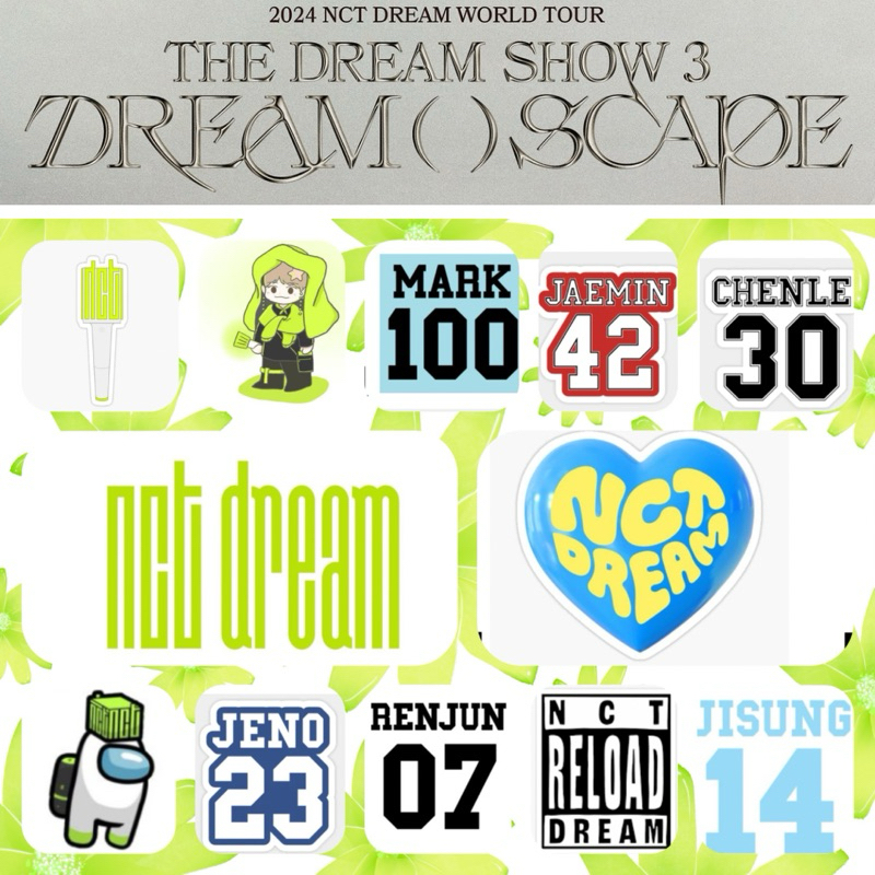 Nct The Dream Show 3 SCAPE World Tour สติ๊กเกอร์รอยสักคอนเสิร์ตกรุงเทพ / ซื้อ 3 ฟรี 1 | Shopee ...