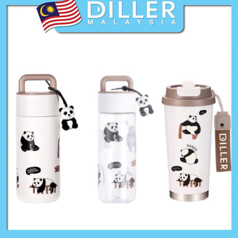 Diller Panda Khaki Series SUS316 ขวดเทอร์โมสแตนเลสถ้วยแก้ว MLH9154/9151 ...