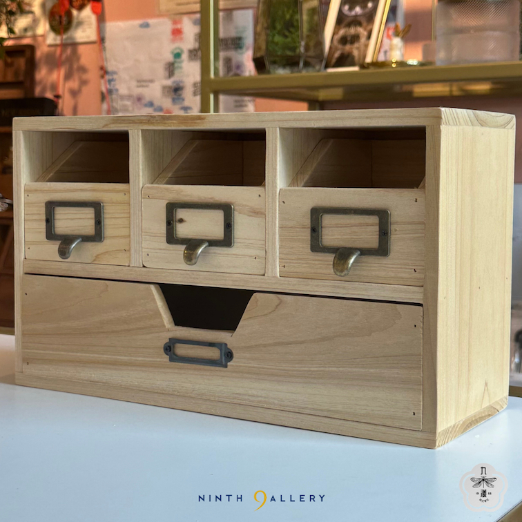4 Drawer Cabinet by 九 [องค์กรโต๊ะ vintage zakka เขียนปากกาตัวอักษร ] | Shopee Thailand