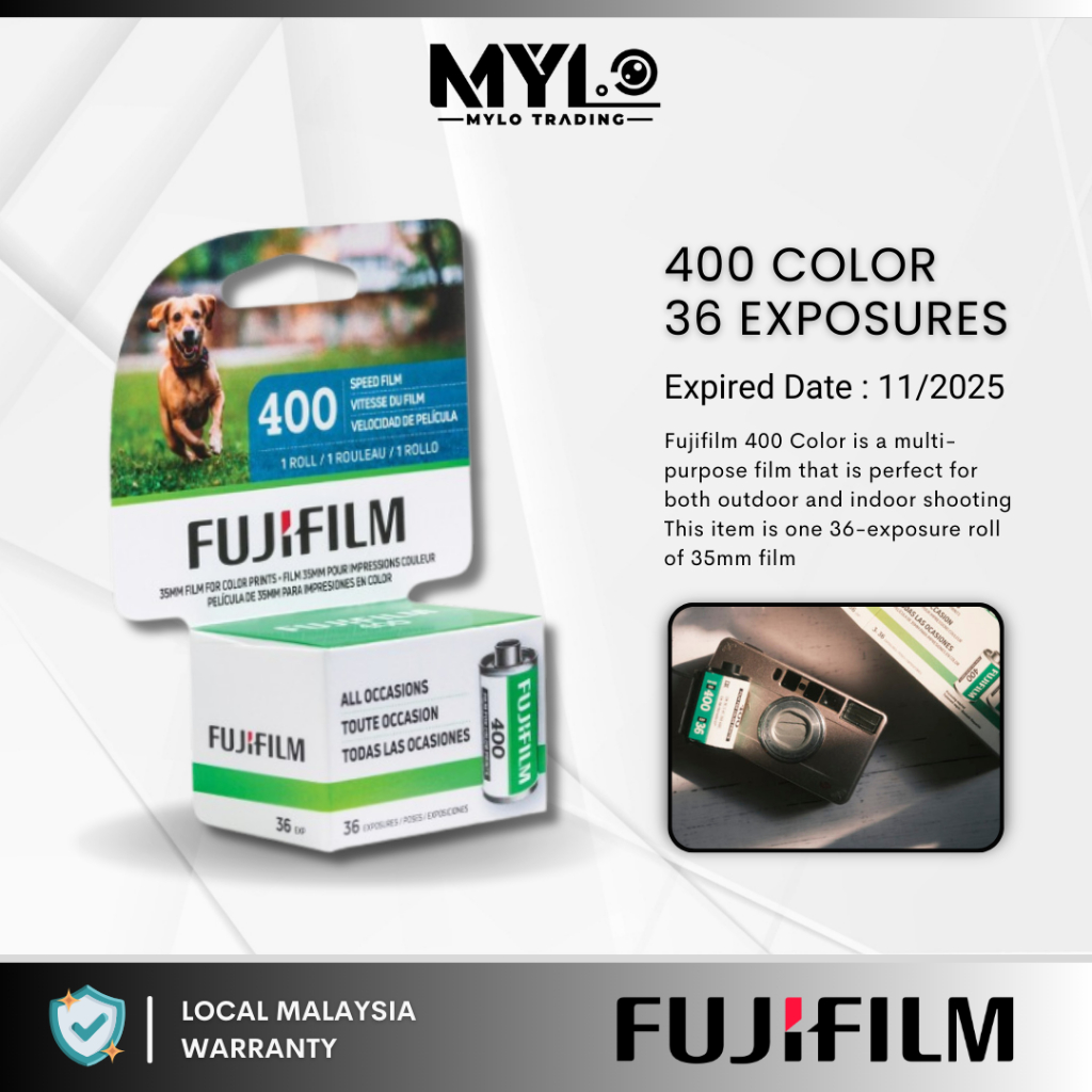 - Fujifilm 400 ISO 36-Exposure Color Negative Film 35mm | Shopee Thailand