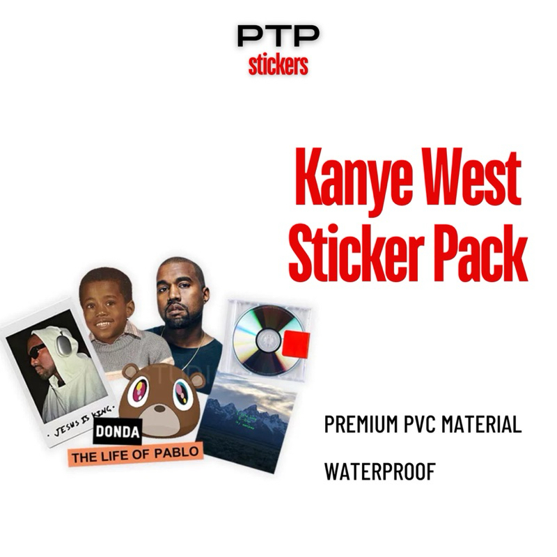 Kanye West Sticker Pack - Donda Ye Jesus Is King | Shopee Thailand