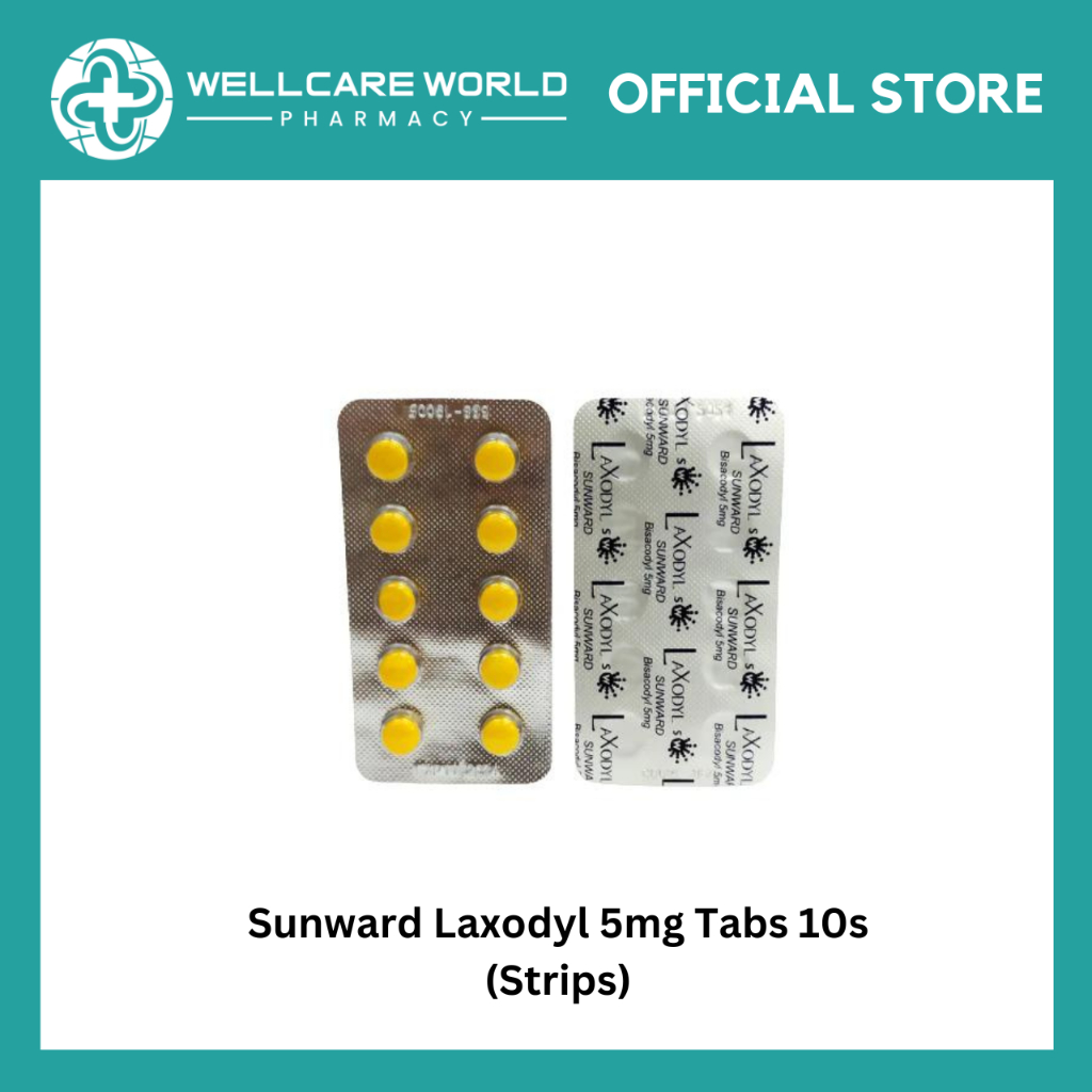 Wellcare World Pharmacy Sunward LAXODYL TABLET 5MG 10s (BISACODYL 5MG ...