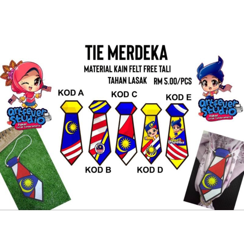 Prop MERDEKA TIE KAIN FELT | Shopee Thailand