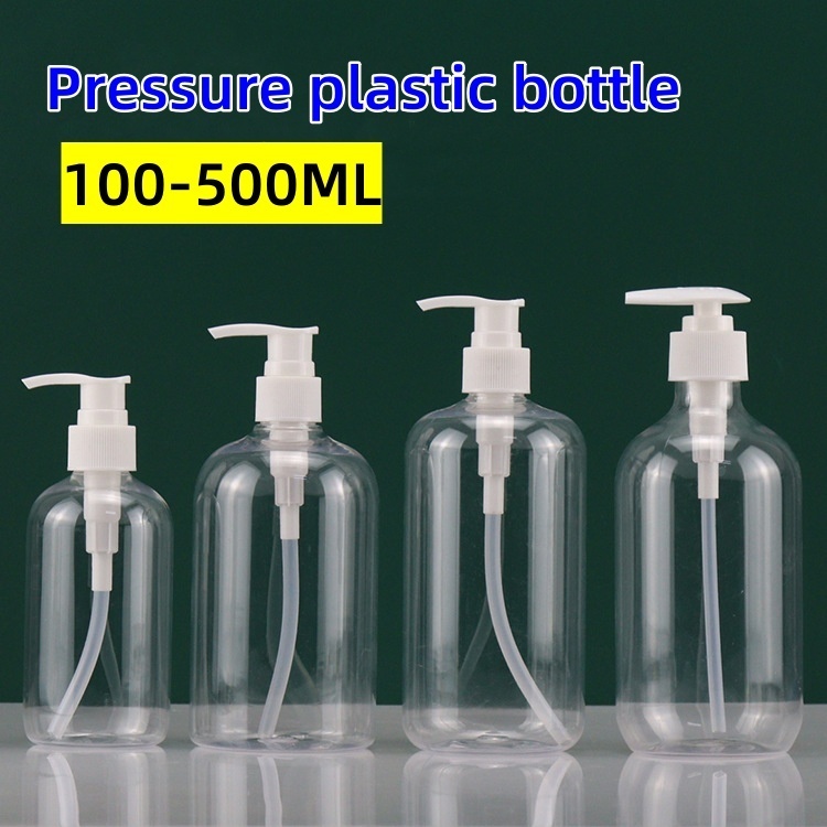 เครื่องจ่ายสบู่ PETG 100ML, 200ML, 300ML,500ML แบบพกพา Travel Hand Pump แชมพูเจลอาบน้ําขวดโลชั่น ...