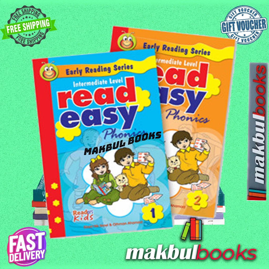 Early READING SERIES INTERMEDIATE LEVEL READ EASY PHONICS (2 เล่ม ...