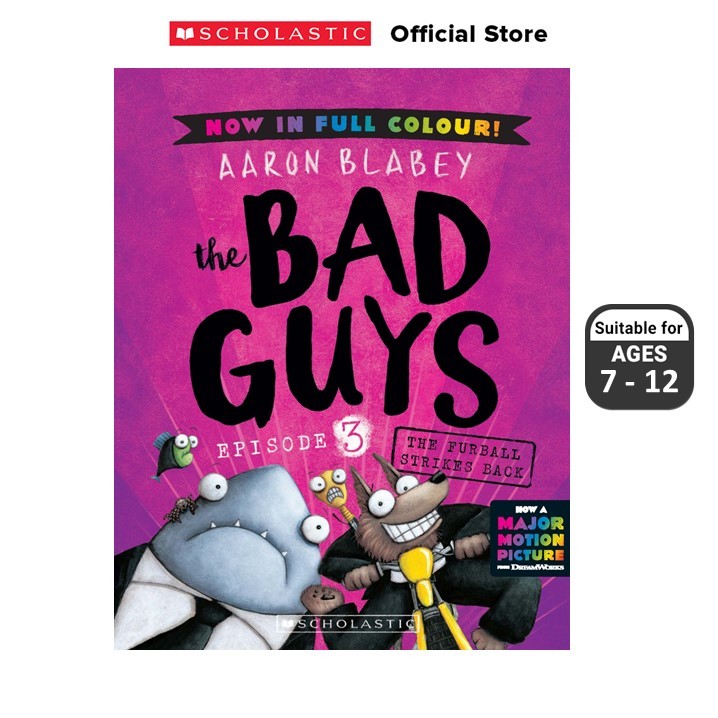 Scholastic The Bad Guys ตอนที่ 3 The Furball Strikes Back Colour ...