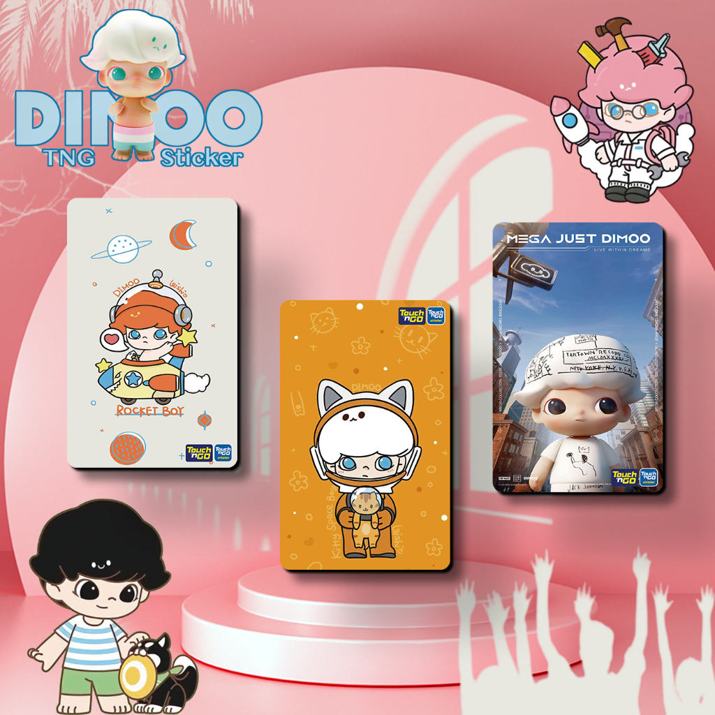 DIMOO TNG Sticker - การ์ดสติกเกอร์ป้องกัน TNG Touch N Go/Bank ...