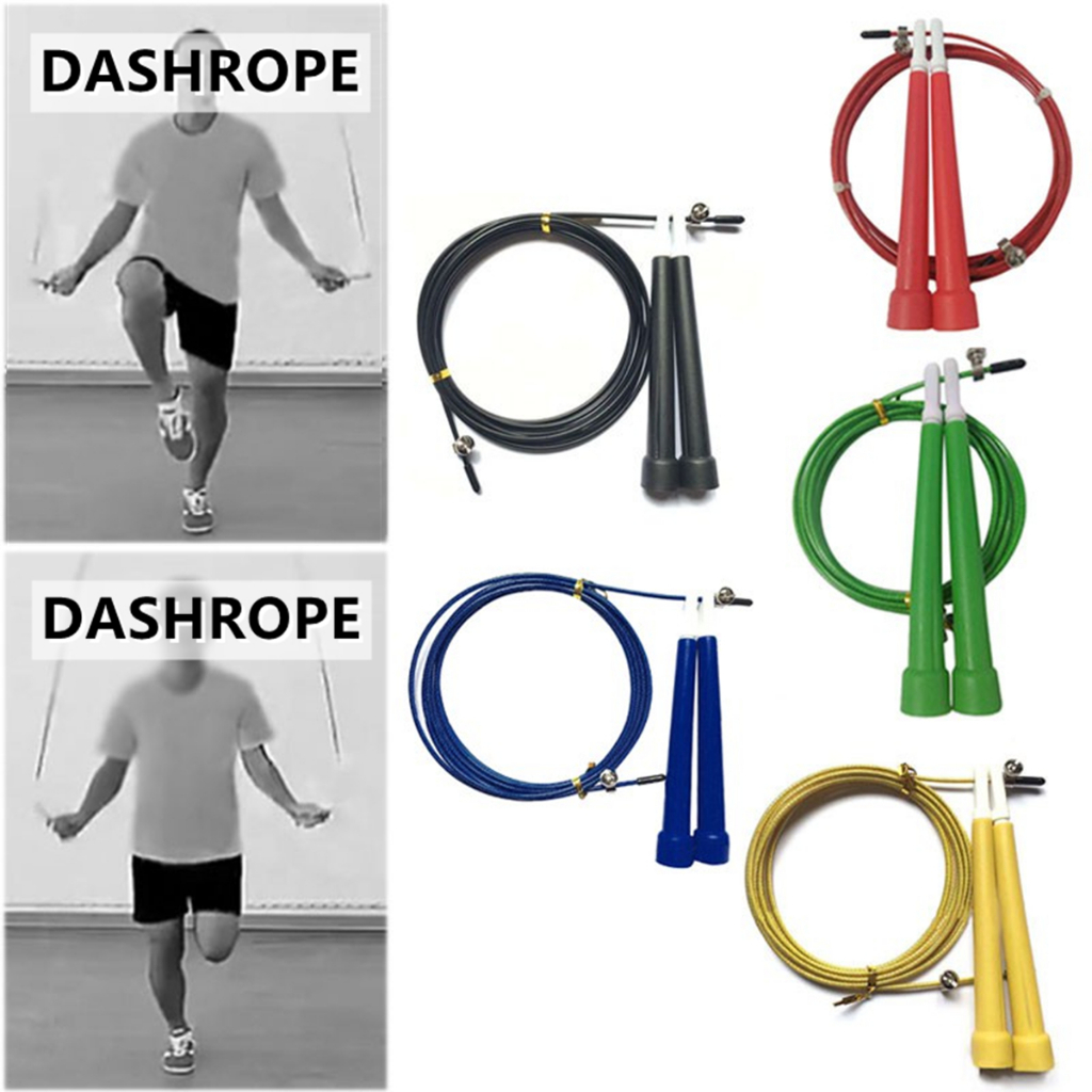 Dashrope 2.5 มม.Basic Steel Wire Jump Rope PVC Handle Cable Speed ...