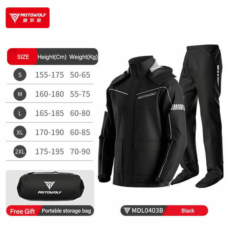 MOTOWOLF อัพเกรดเสื้อกันฝนรถจักรยานยนต์ อัพเกรดเสื้อกันฝนรถจักรยานยนต์ ...