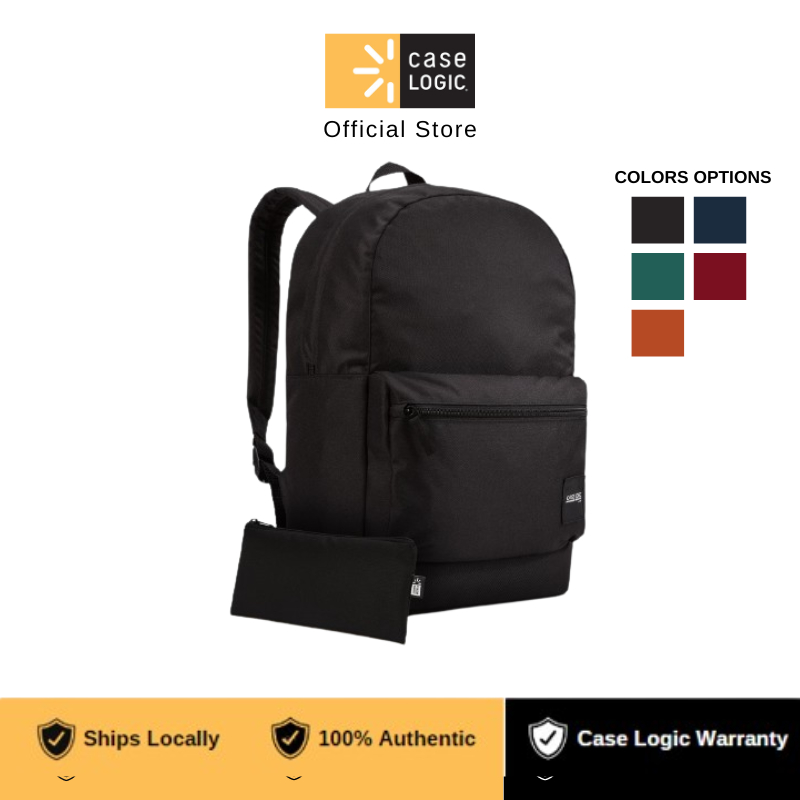 Case Logic Commence กระเป๋าเป้สะพายหลัง สําหรับใส่แล็ปท็อป รีไซเคิล 24 ...