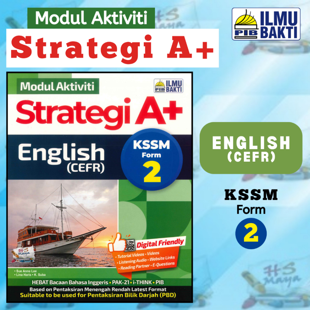 [หนังสือออกกําลังกาย] Modul AKTIVITI STRATEGI A+ 2024 ENGLISH (CEFR ...