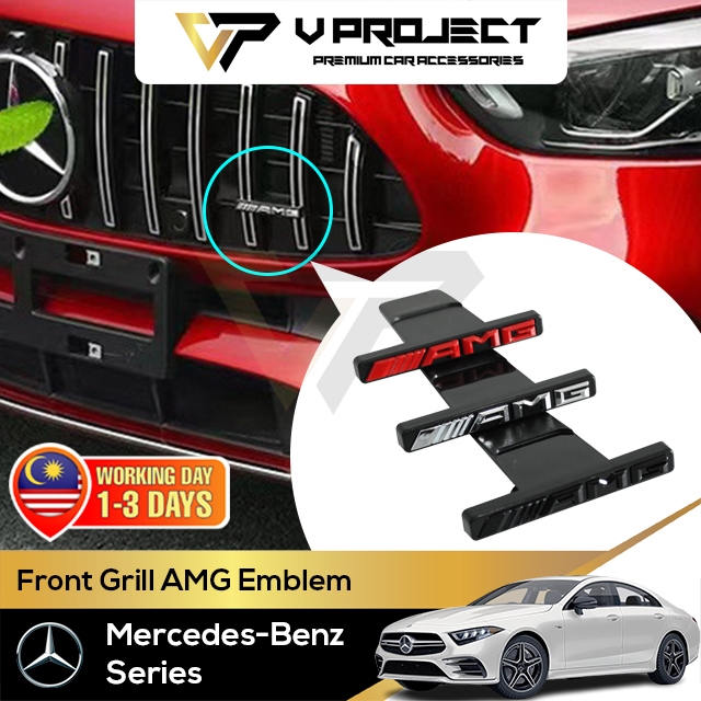 Mercedes-benz C/E/S Class GLC CLA A45 C63 ABS รถ AMG โลโก้ป้ายกระจัง ...