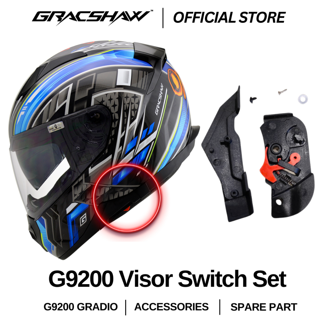 (อุปกรณ์เสริม) Gracshaw G9200 Grandio Double Visor Switch Set อะไหล่ ...