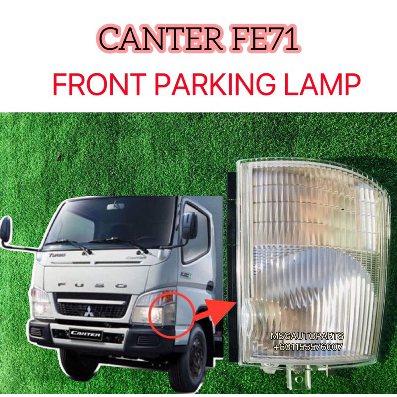 Canter FE71 ด้านหน้าที่จอดรถโคมไฟ MADE IN TAIWAN GOOD ยี่ห้อคุณภาพสูง ...