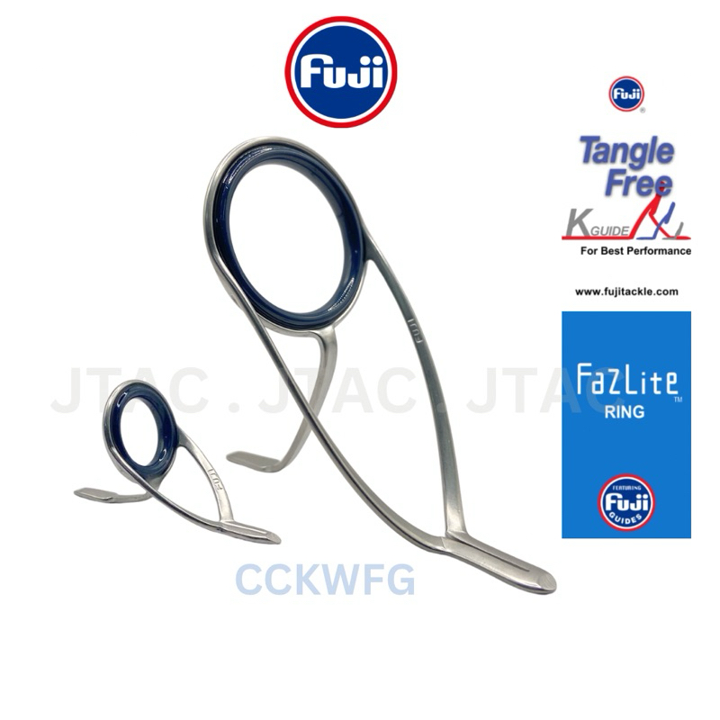 FUJI คู่มือปั่นและหล่อเท้าคู่ CCKWFG พร้อมแหวน Ferolite & Frosted ...