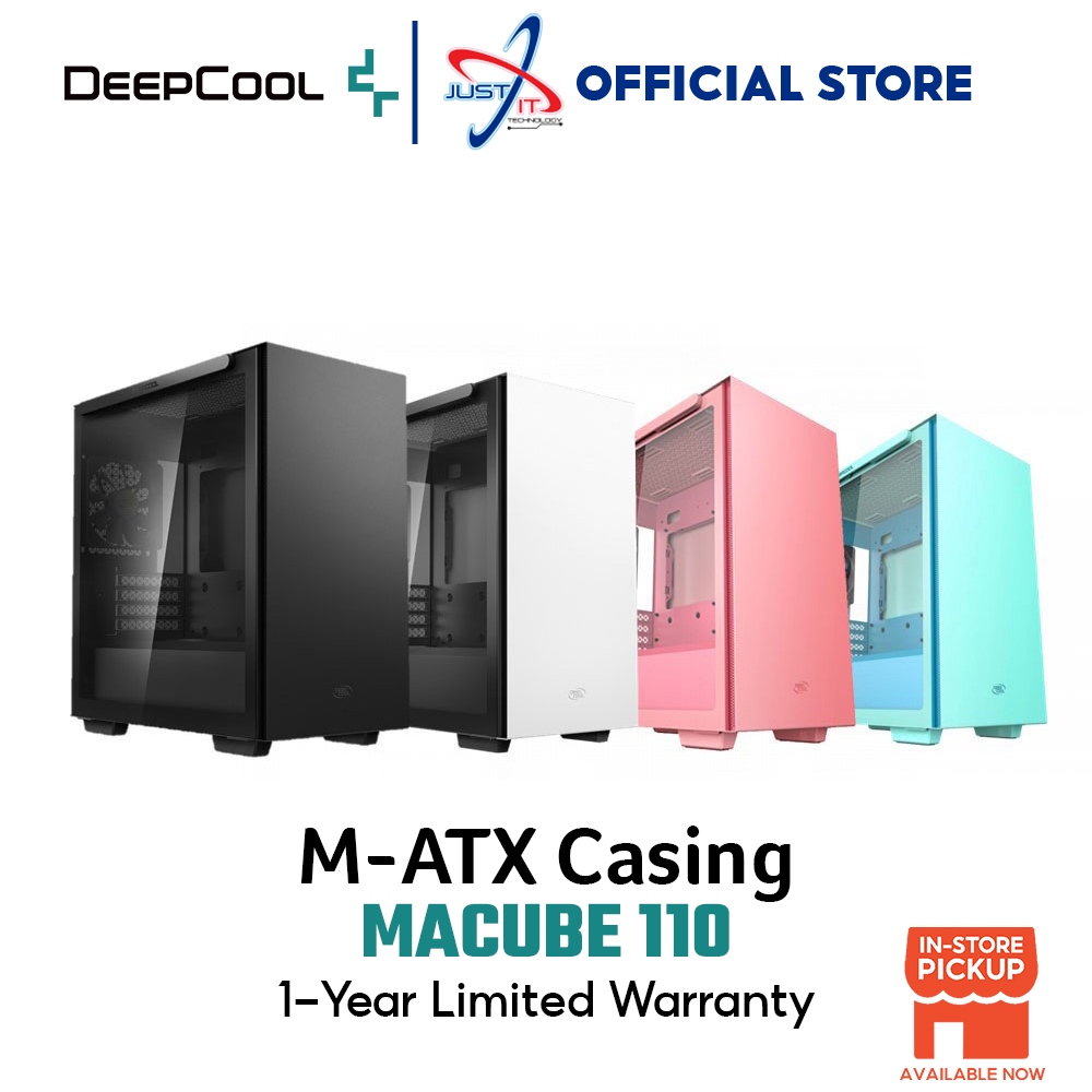 Deepcool MACUBE 110 M-ATX GAMING CASE ( สีดํา / ขาว / ชมพู / เขียว ...
