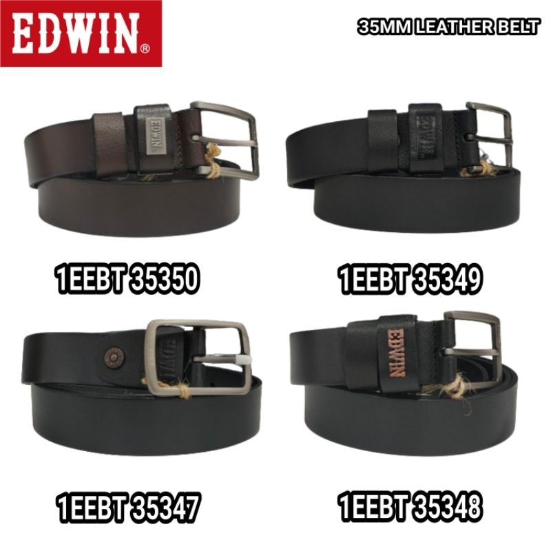 Edwin เข็มขัดหนังหนัง 35MM Tali pinggang Kulit ( EEBT 35347 / EEBT 35349 / EEBT 35350 ) | Shopee ...