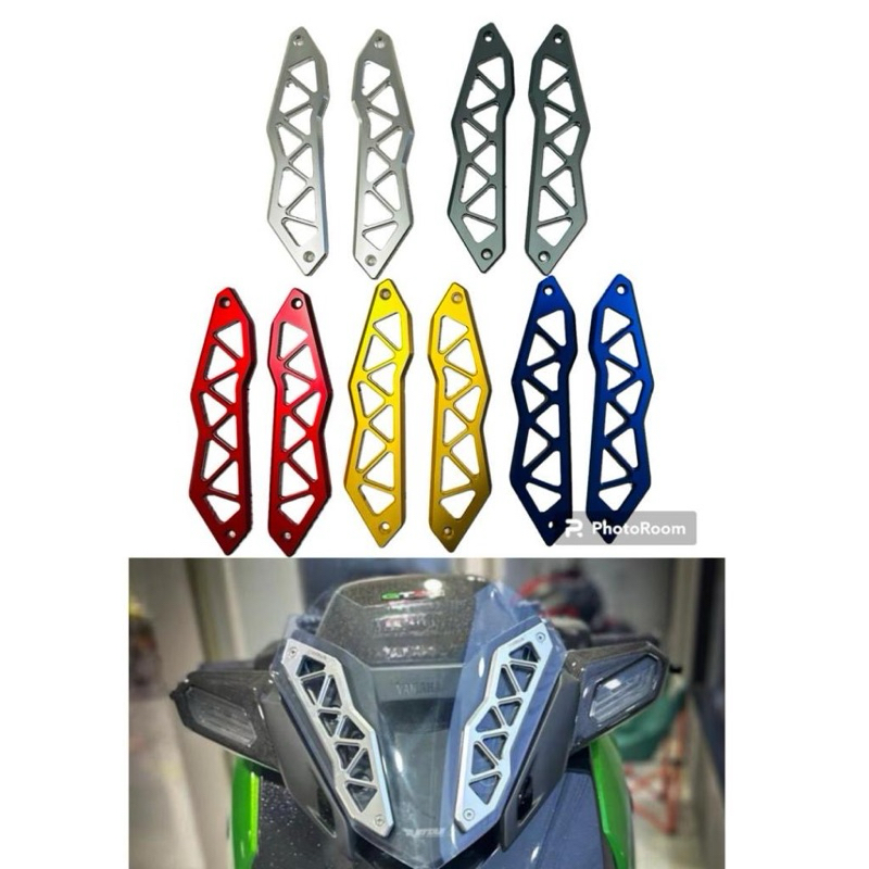 Bracket YAMAHA Xmax 250 V2 ALLOY CNC Bracket Windshield Xmax V2 CNC ...