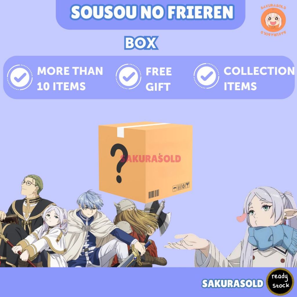 Sousou No Frieren Box Frieren พวงกุญแจ Frieren สติกเกอร์ Frieren Pin ...