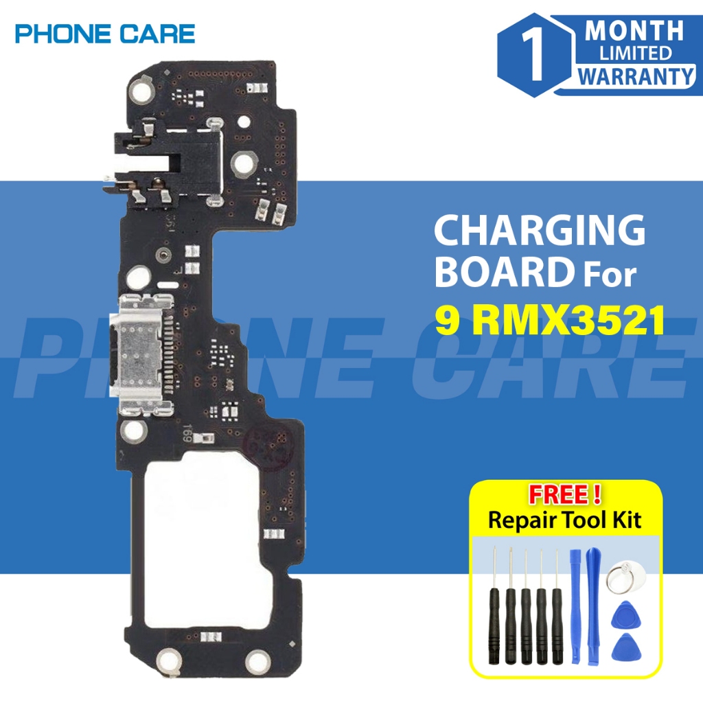 Compatible สําหรับ REALME 9 RMX3521 ปลั๊กชาร์จบอร์ด USB บอร์ดชาร์จบอร์ด ...