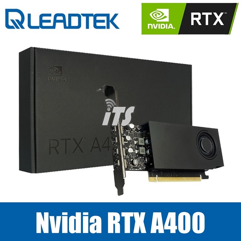 กราฟิกการ์ด Leadtek Quadro Nvidia T400 / RTX A400 4GB GDDR6 64Bit ...