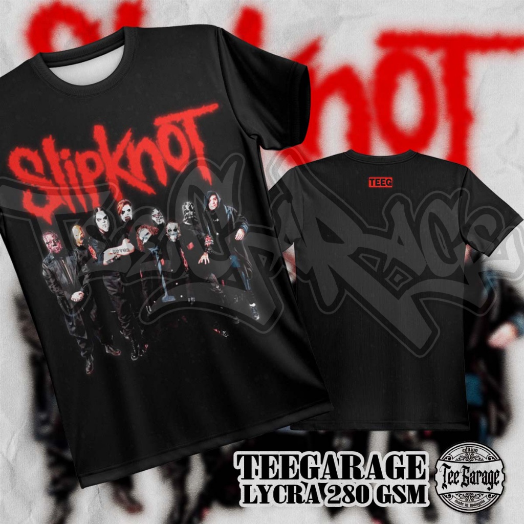 Slipknot X TG EDITION JERSEY LYCRA 280GSM -KIDS-ADULT | Shopee Thailand