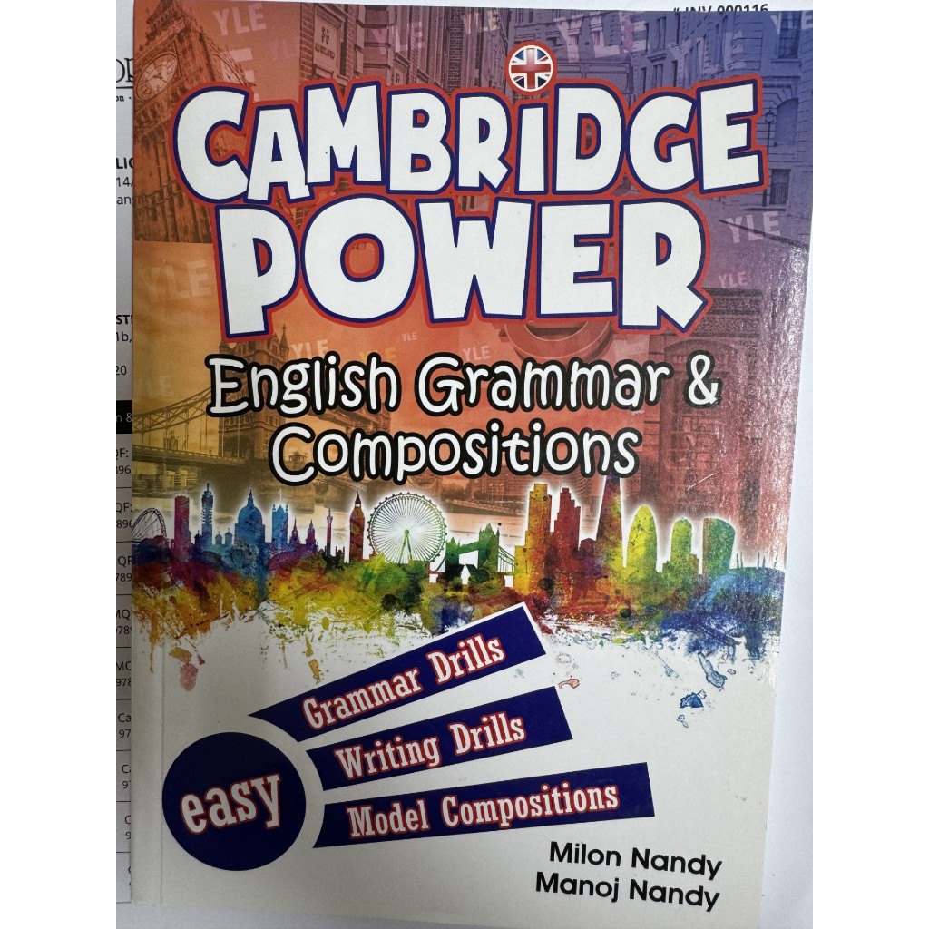 Cambridge POWER ENGLISH GRMMAR & COMPOSITIONS โดย MILON ANADY | Shopee ...
