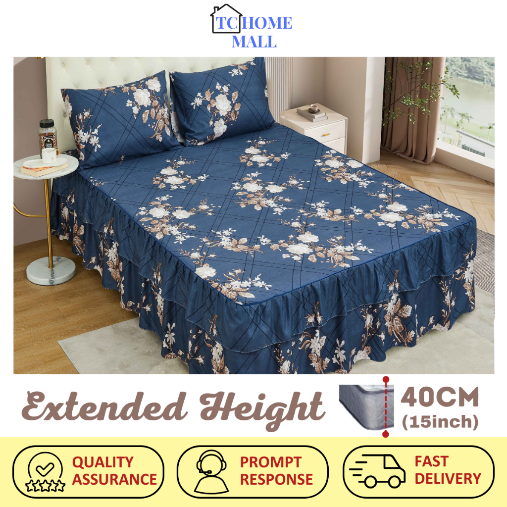 Cadar ผ้าปูที่นอน 3 in 1 Ropol Beropol Pengantin ชุดเย็บปะติดปะต่อกัน ...