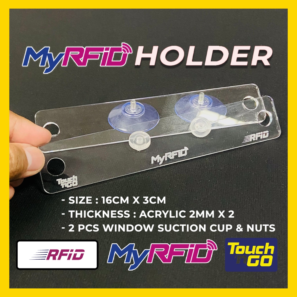 Rfid HOLDER TOUCH N GO SMART TAG RFID HOLDER ACRYLIC | Shopee Thailand