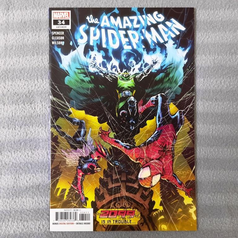 Amazing Spider-Man 34 (6th Series Marvel Comics) Nick Spencer, Patrick ...