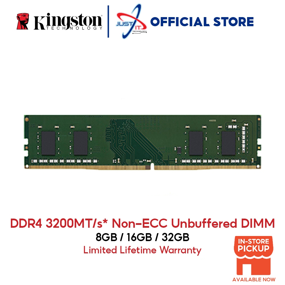 Kingston VALUE RAM (8GB / 16GB / 32GB) แรม DDR4 3200MHZ PC CL22 | Shopee Thailand