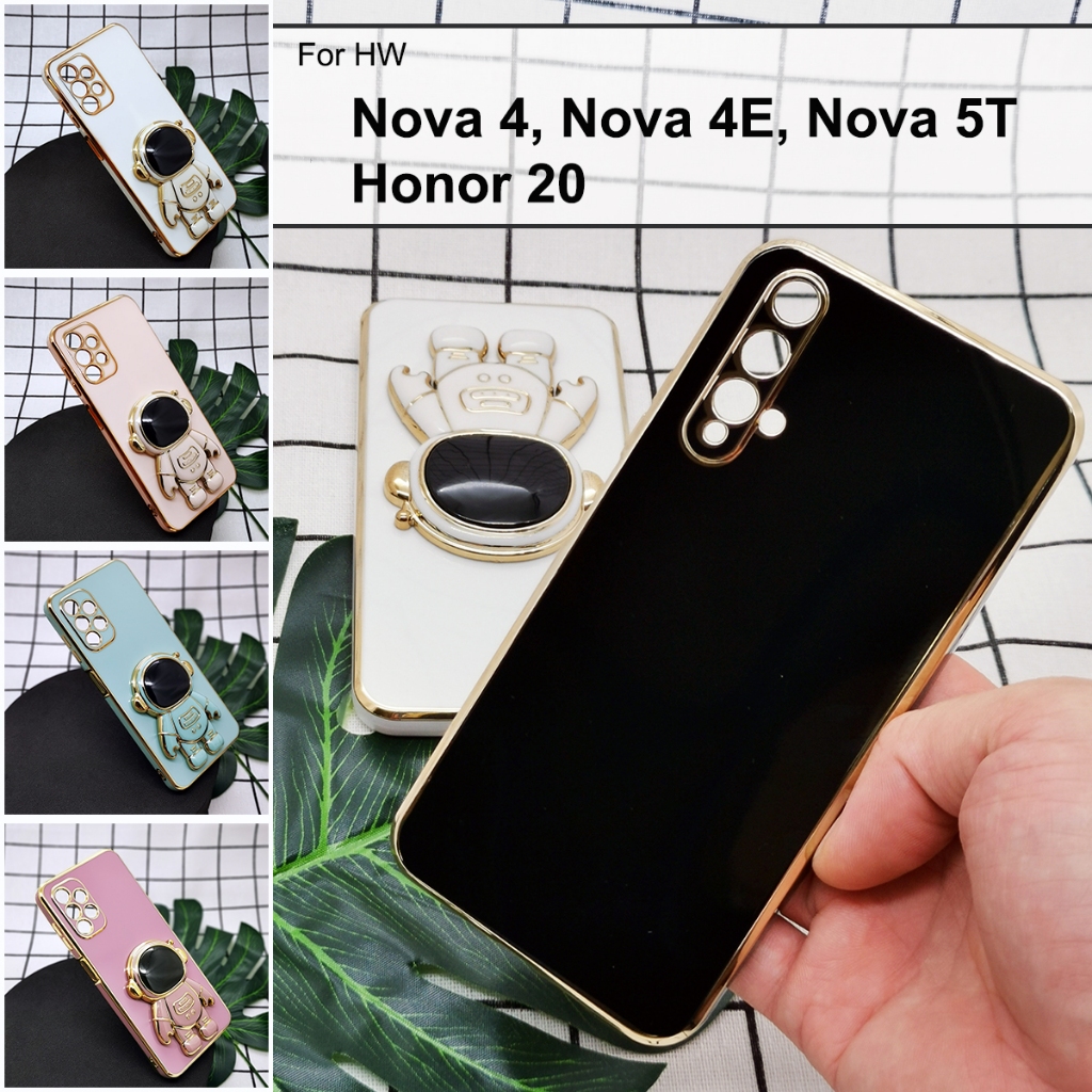 Huawei Nova 4 Nova 4E Nova 5T Honor 20 มนุษย์อวกาศ ขาตั้งโทรศัพท์มือถือ ที่อยู่อาศัย สําเนียงทอง ...