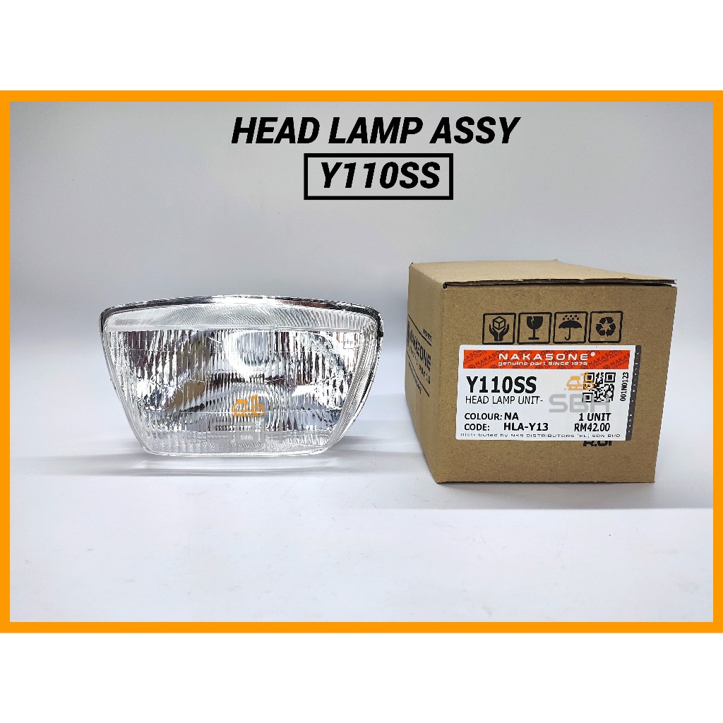 Yamaha Y110SS SS1 HEAD LAMP ASSY HEADLIGHT LAMPU DEPAN NKS | Shopee ...
