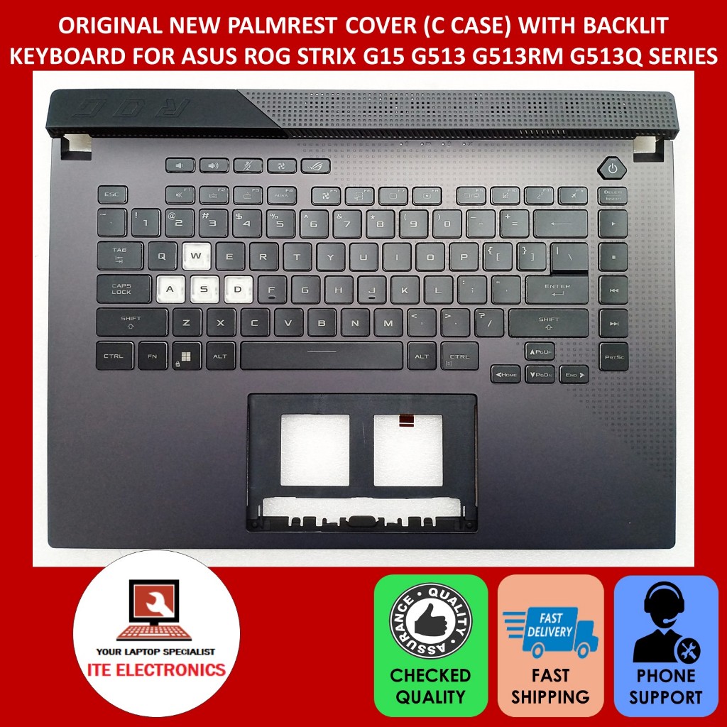 ใหม่ ASUS ROG STRIX G15 G513 G513RM G513Q SERIES PALMREST (C CASE ...
