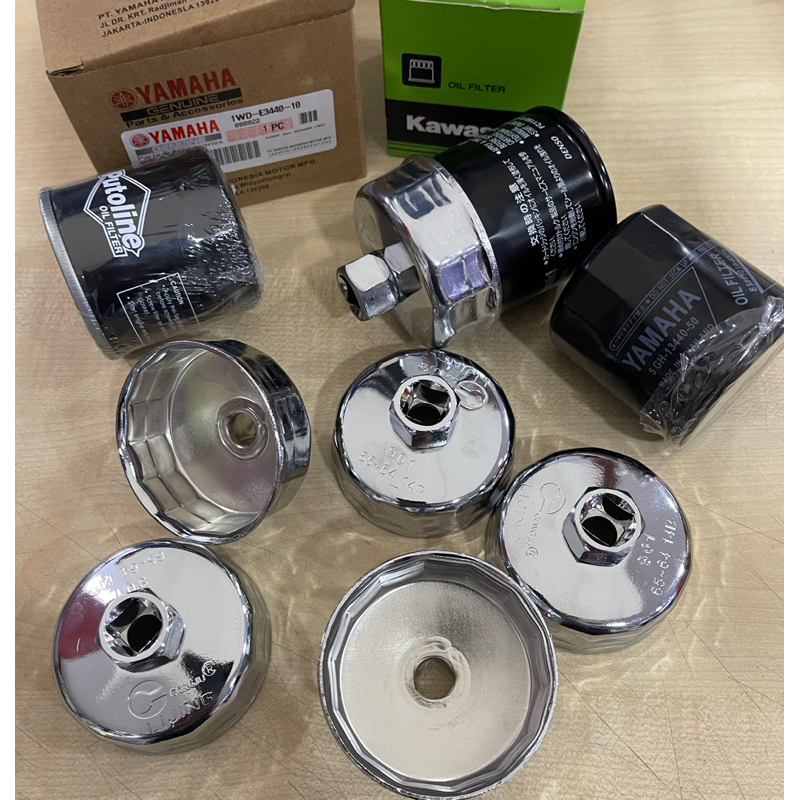 เครื่องมือกรองน้ํามันเครื่อง YAMAHA MT07 MT09 R25 MT25 KAWASAKI Z250 Z650 VERSY 650 1000 Z800 ...