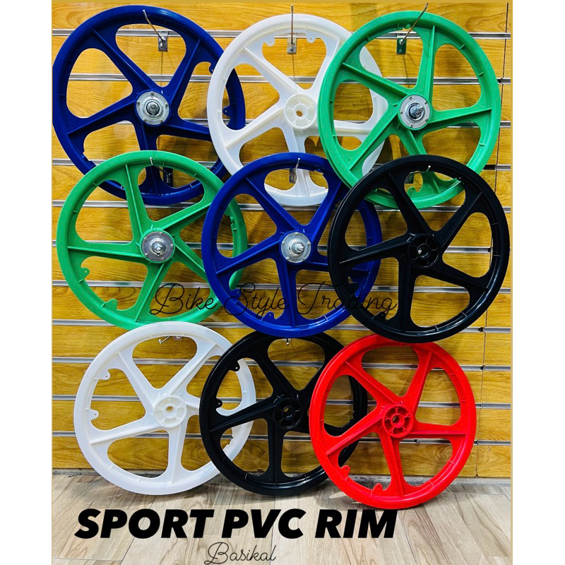 Bmx Sport RIM BASIKAL 20" LAJAK BICYCLE RIM / 20 PVC RIM BICYCLE RIM ...