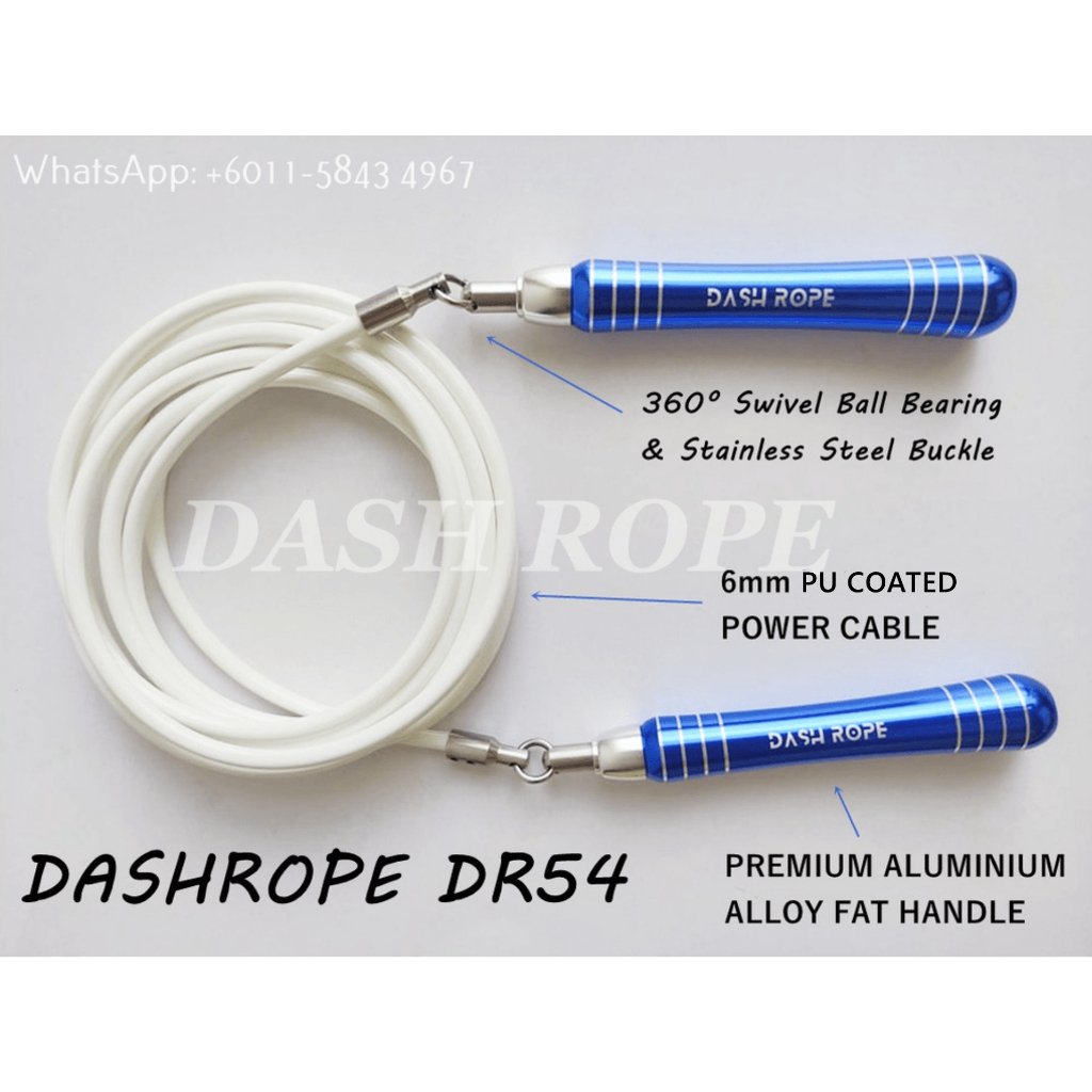 Dashrope DR54 320g Heavy Muaythai Jump Rope Weighted Tali Lompat Berat ...
