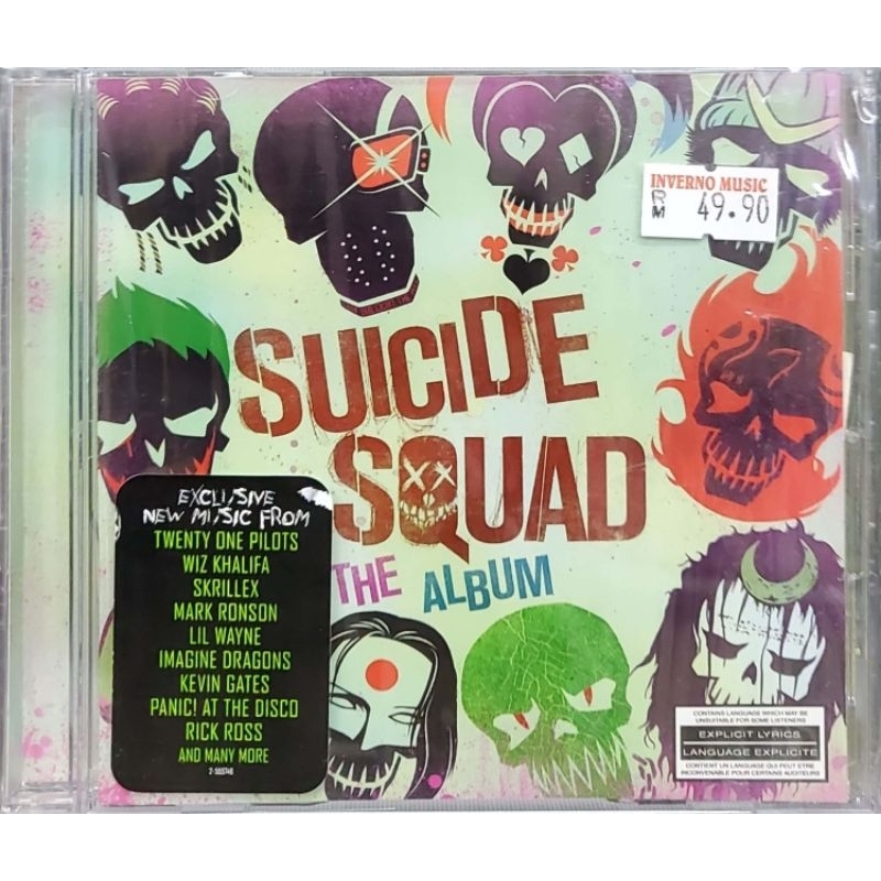 แผ่น CD อัลบั้ม Suicide Squad The Album | Shopee Thailand