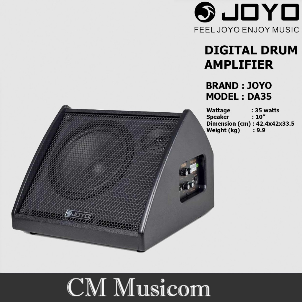 เครื่องขยายเสียงดรัมอิเล็กทรอนิกส์ 35 วัตต์ พร้อม Bluetooth (DA35) Joyo ...