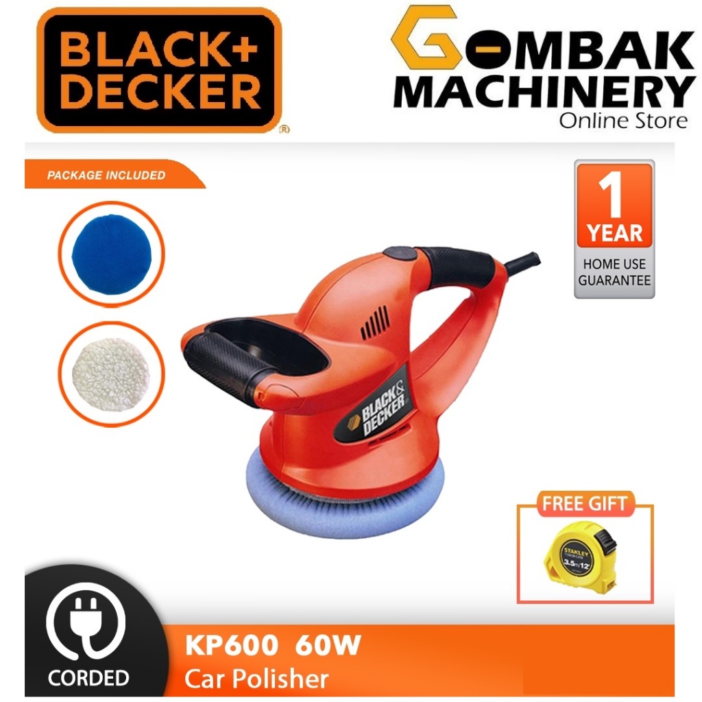 Black & DECKER KP600 Waxer / Polisher Polisher Machine - สินค ้ า - รับประกัน 1 ปี - | Shopee ...