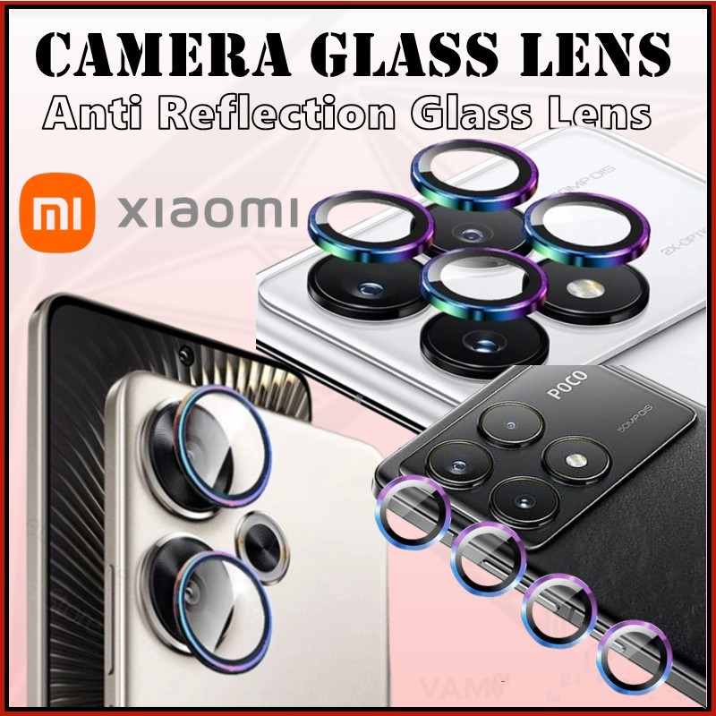 Xiaomi Poco F6 Pro / M6 Pro 4G / X6 Pro / C65 / F5 / X5 5G / วงแหวนเลนส์กล้อง กระจกนิรภัยกันรอย ...