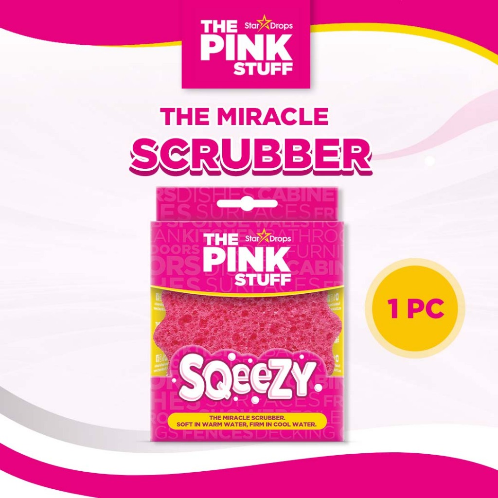 The Pink Stuff Sqeezy Miracle Scrubber 1 ชิ้น | Shopee Thailand