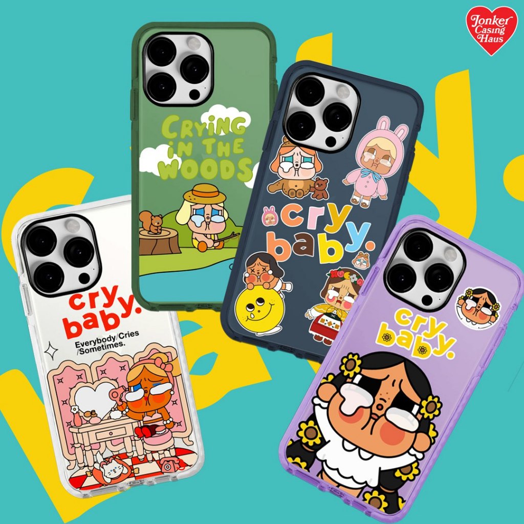 CRYBABY Neon Case Casing IP 6 ถึง 15 PRO MAX | Shopee Thailand