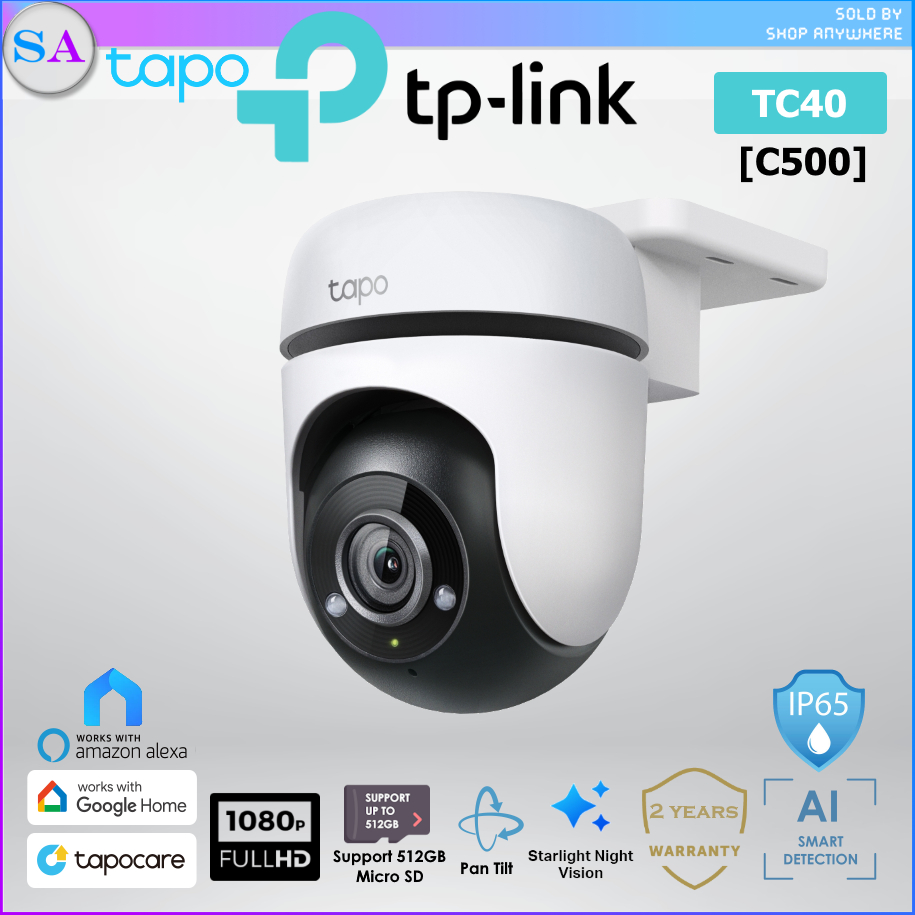 Tp-link Tapo TC40 - [C500] กล้องวงจรปิด Pan Tilt AI กล้องรักษาความ ...